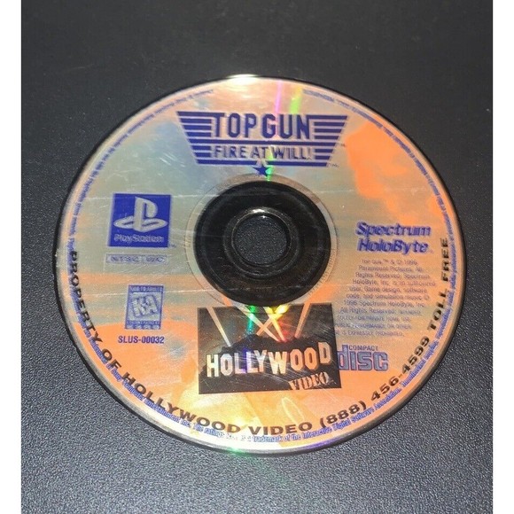 Video Games & Consoles | Top Gun Fire At Will Sony Playstation 1 1995 ...